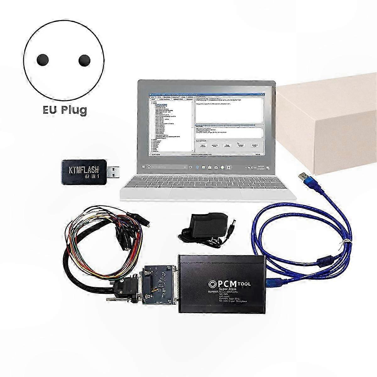 PCM Flash Tool J2534 ECU Programmer 67-in-1 Offline Solution for Automotive Diagnostics and ...