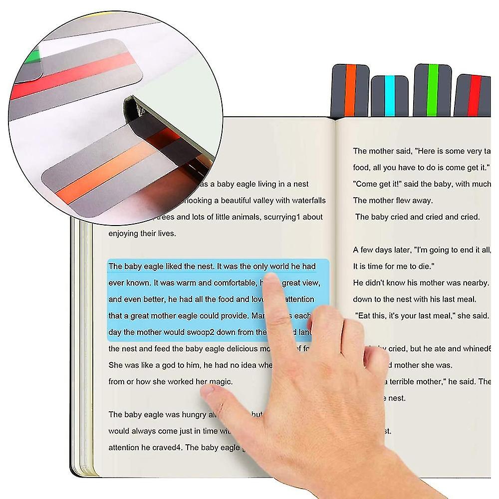 20 Pack Reading Guide Strips Colored Overlay Highlight Bookmarks ...