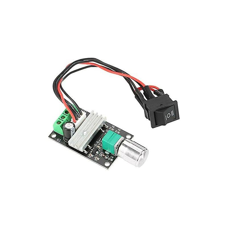 12 Volt Motor Speed Dimmer, DC Motor Controller, DC 6V 12V 24V 3A PWM ...