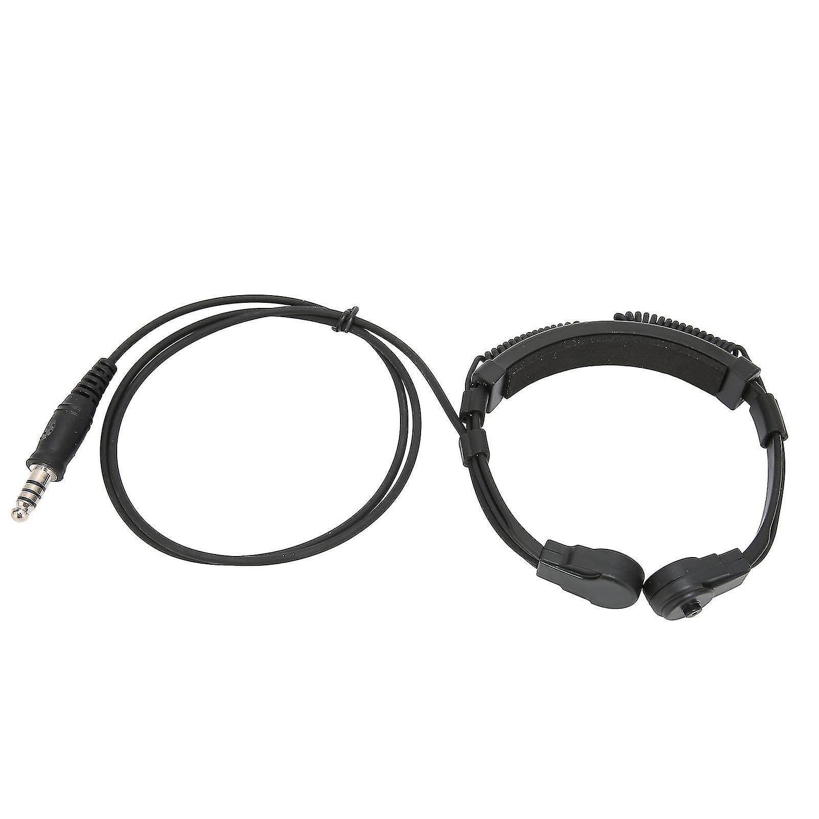 U94 ptt headset system 7.1mm plug telescopic 2 way radio earpiece with ...