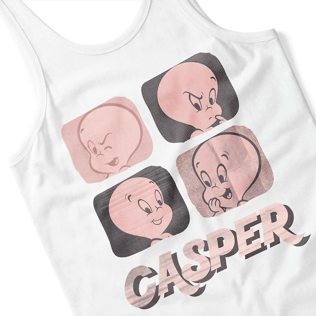 Casper The Friendly Ghost Facial Expressions Women's Vest | Fruugo US