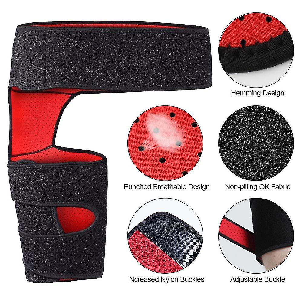 Höftstöd, ljumskstöd Ischias lättnad Wrap Lår hamstring för dragen ...