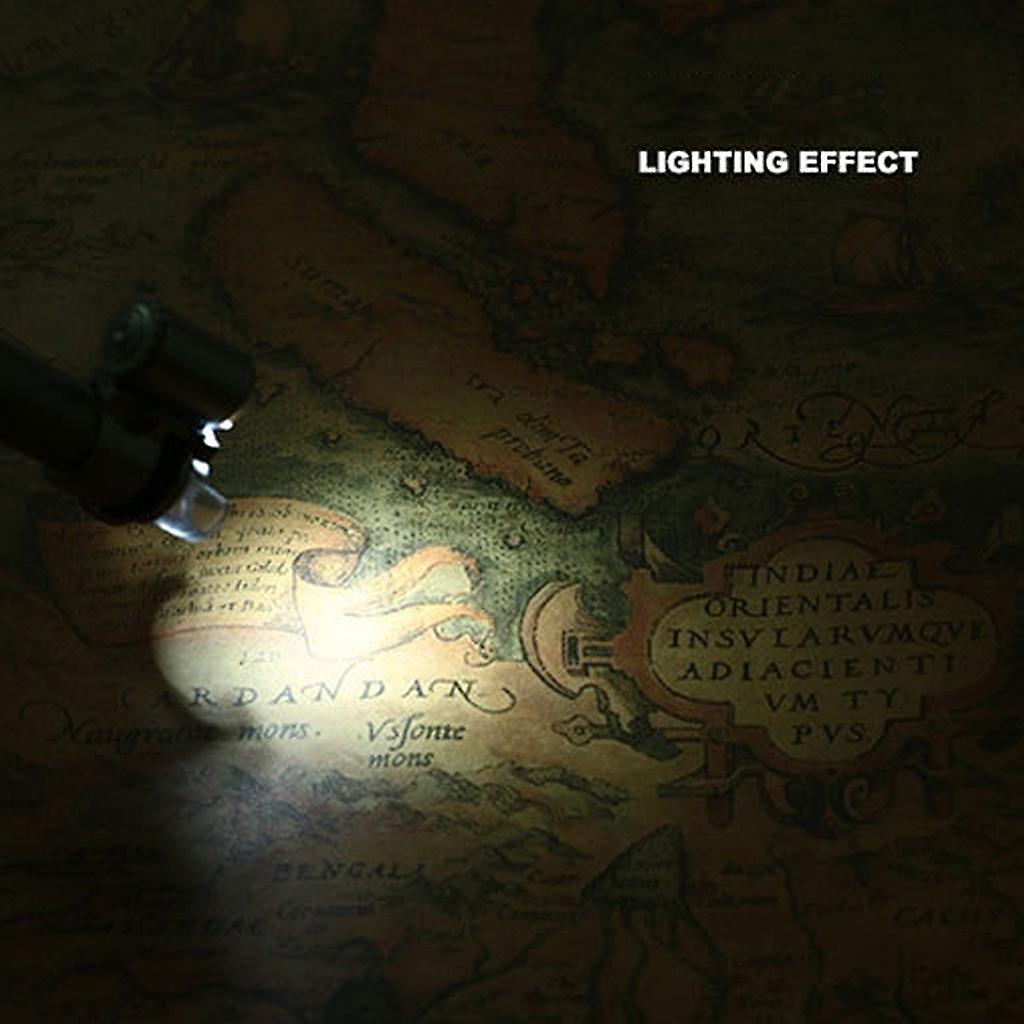 Mini Microscope Pen with LED Light Pouch 100X Mini LED Magnifier ...