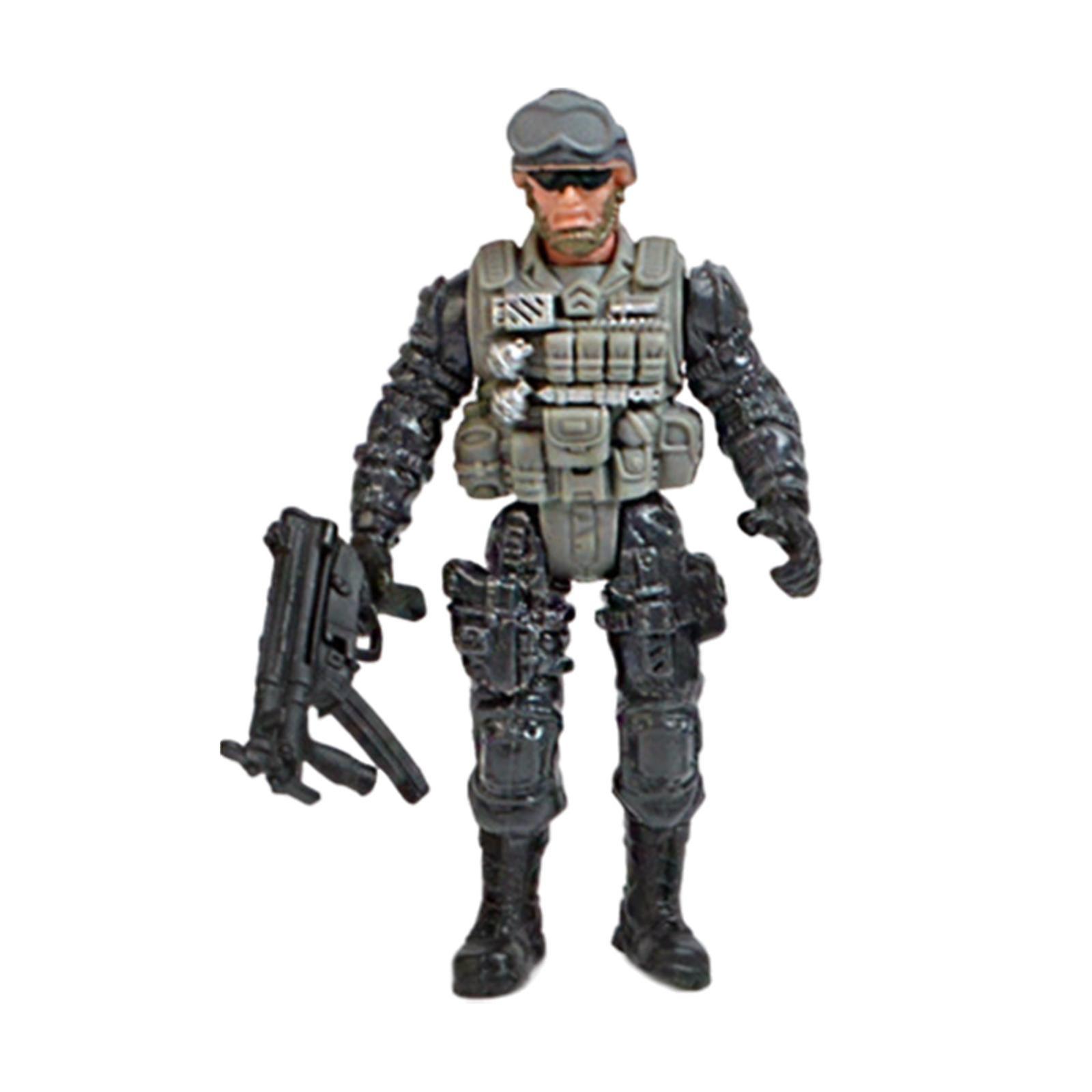 6 Pieces Special Forces Army Men Figures Toy Army Men Set for Kids Boys ...