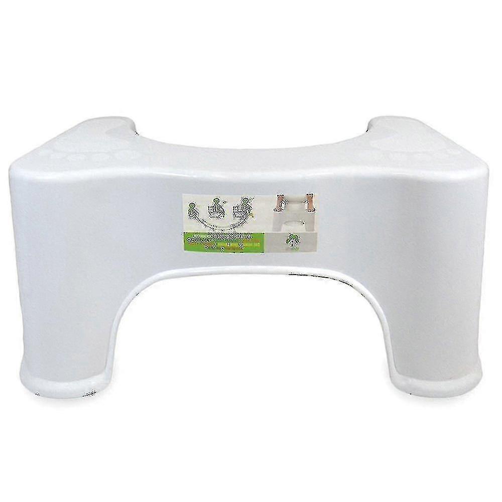 Squatting Toilet Stool 9 Inch Non-slip Bathroom Step Up Stool Relieves ...