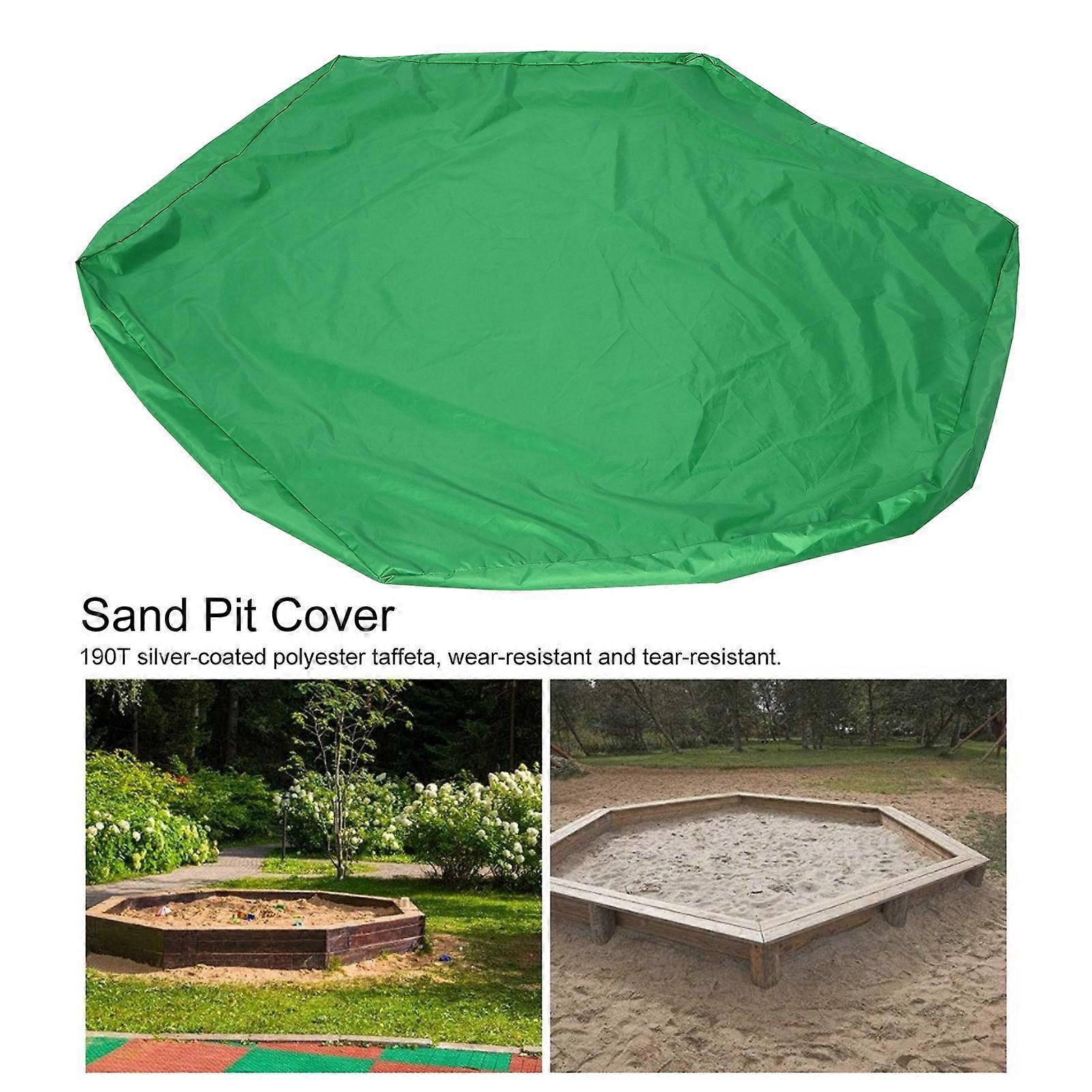 Sandbox Cover Hexagon Sandpit Sand Toys Cover Waterproof Pool Cover ...