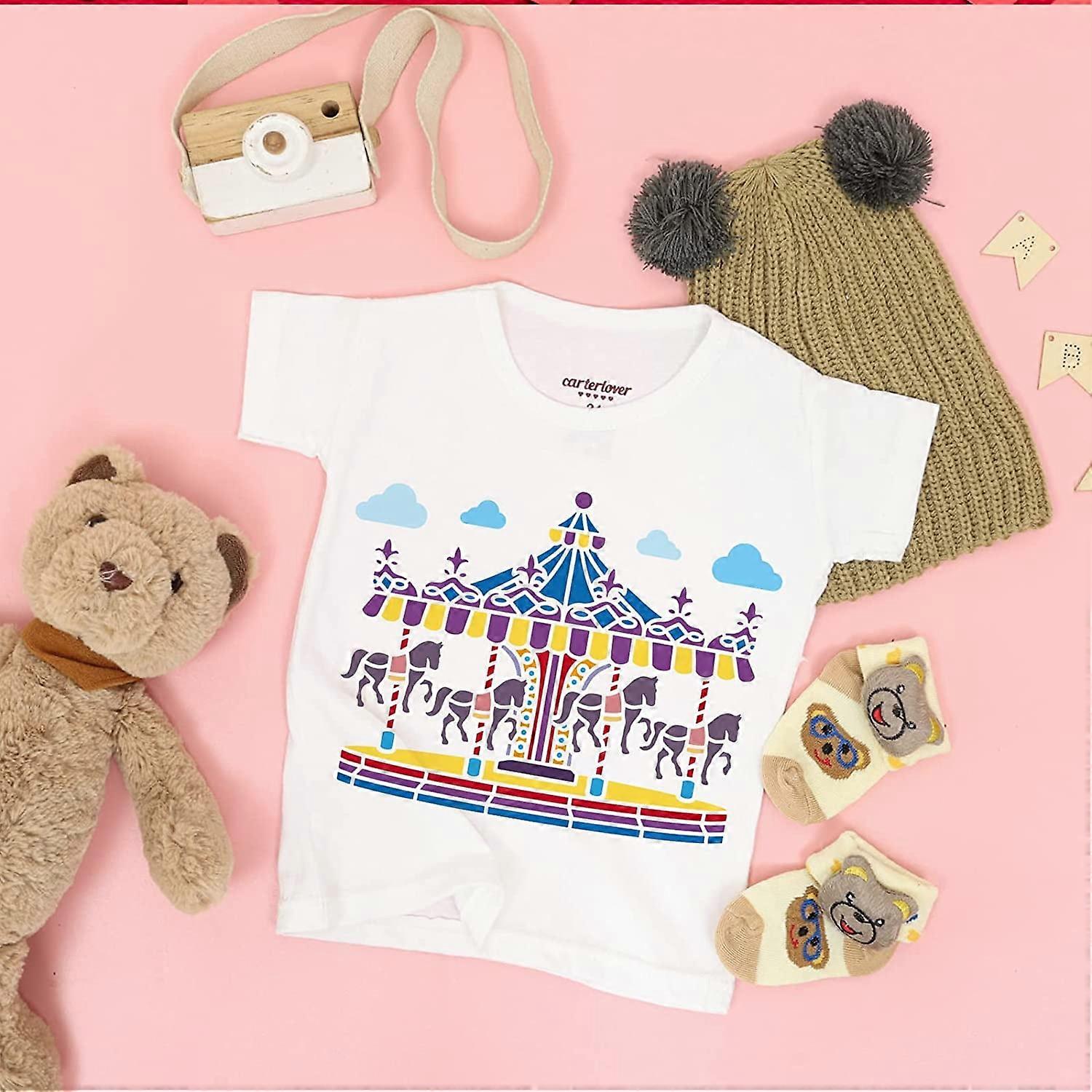 Carousel Horse Stencils Plastic Carousel Stencil Drawing Painting ...