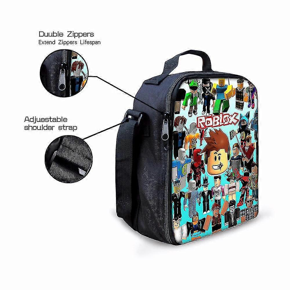 Roblox Kids Insulated Lunch Box Bag For Boys & Girls, Reusable Lunch ...
