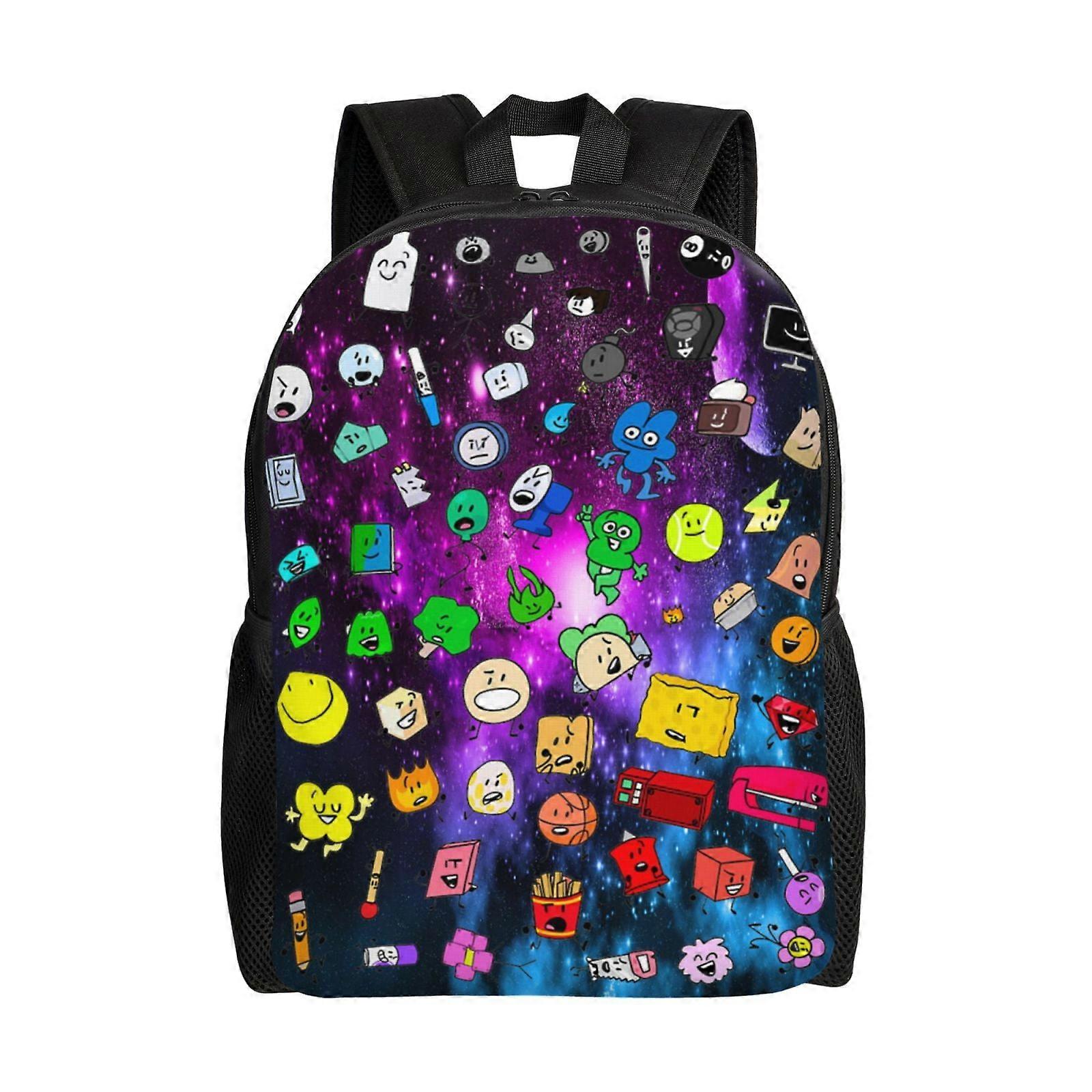 Game Bfdi Battle For Dream Island School Backpack For Teen Girls Middle ...