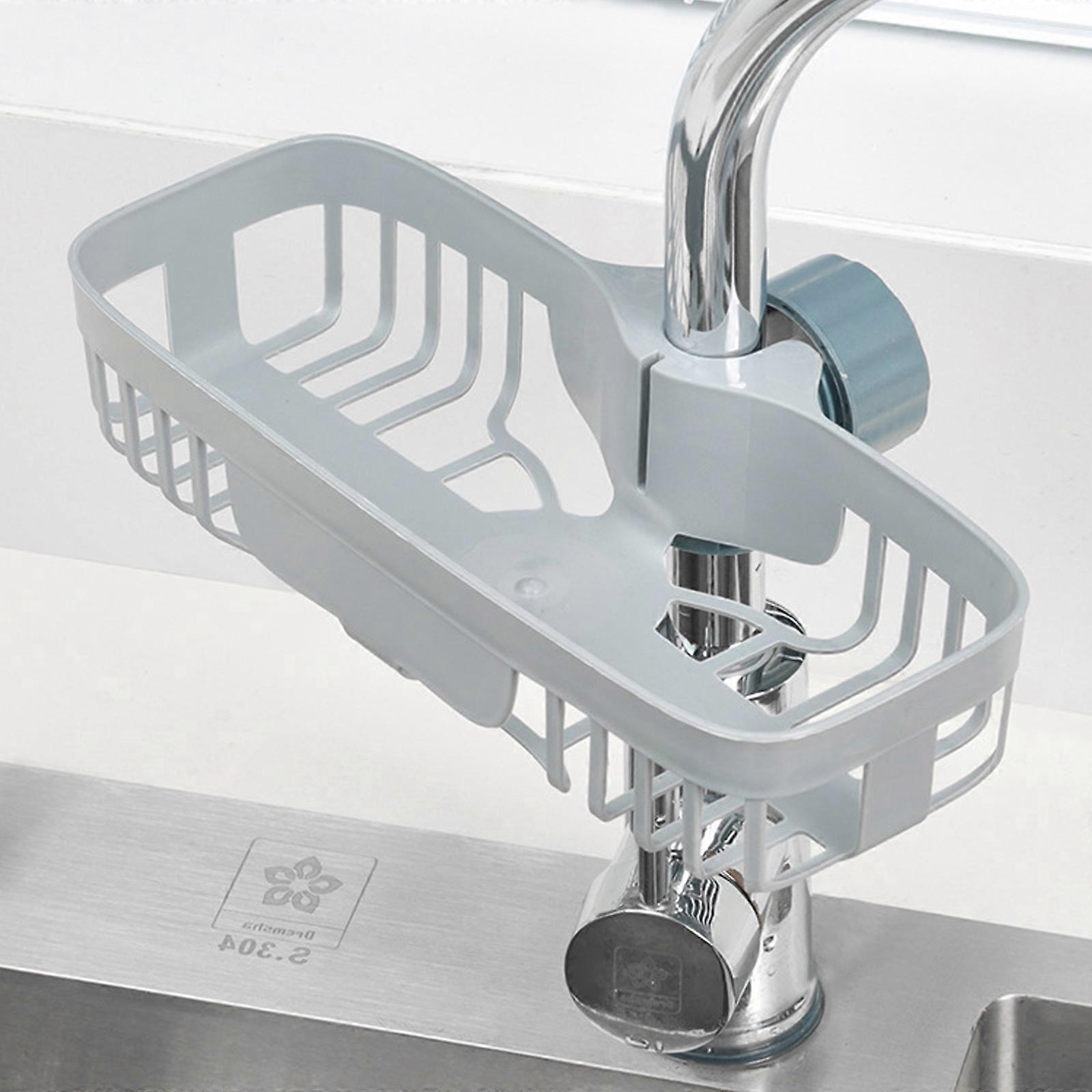 Faucet Storage Rack Sink Caddy Organizer Durable Sponge Holder,Kitchen ...