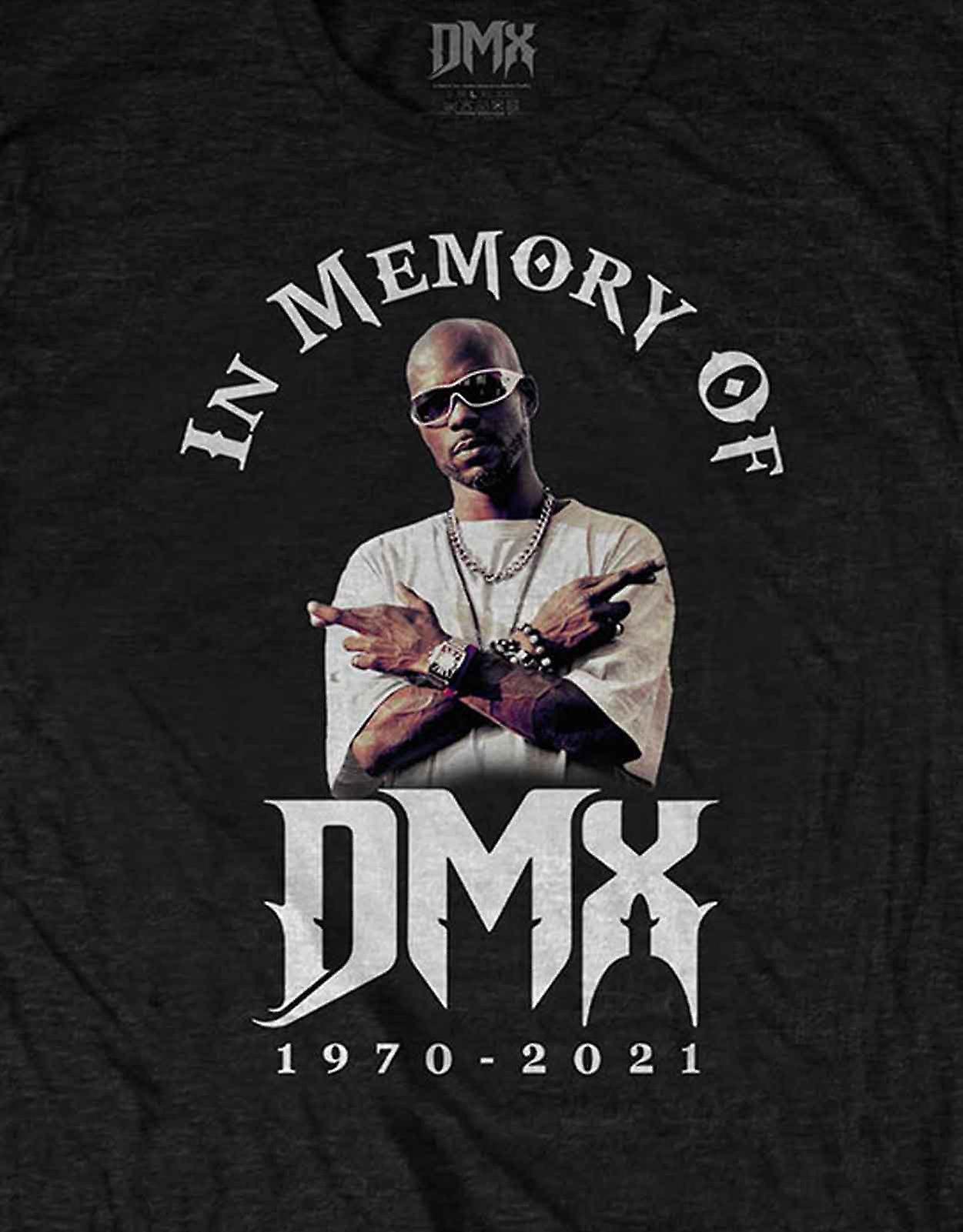 DMX T Shirt In Memory Logo new Official Mens Black | Fruugo NL