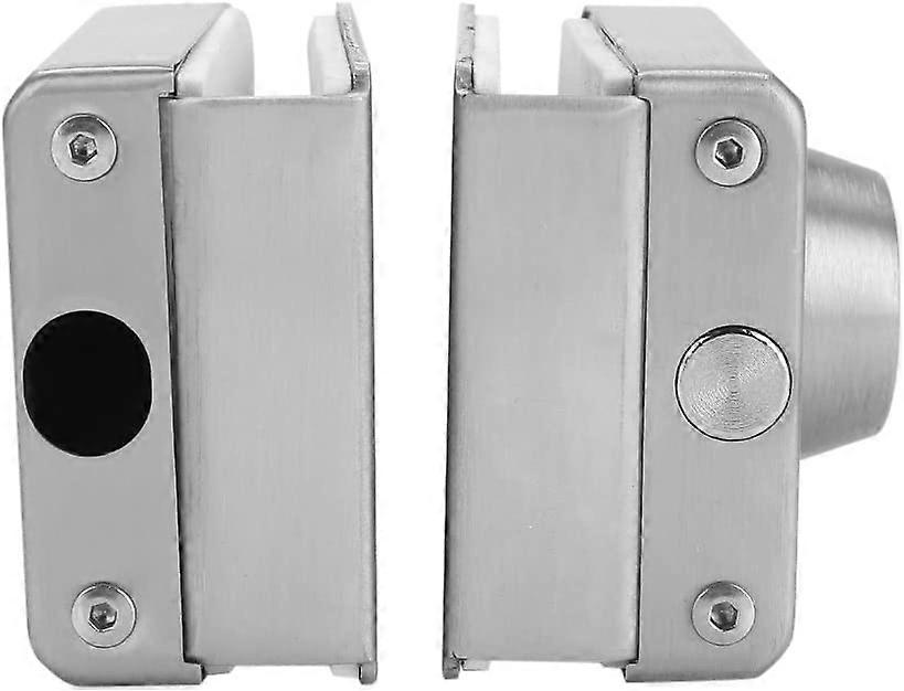 Stainless Steel Glass Door Hinge, Anti-theft Security Lock with Keys ...