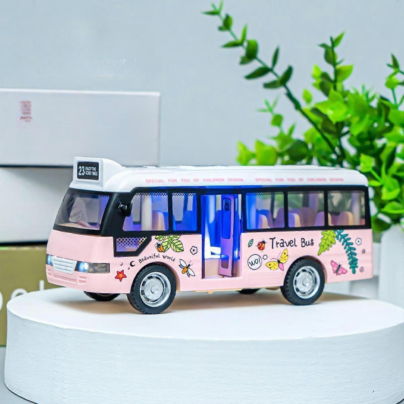 City Bus Toy Educational Bus with Sounds and Lights for Boys Girls Gift ...