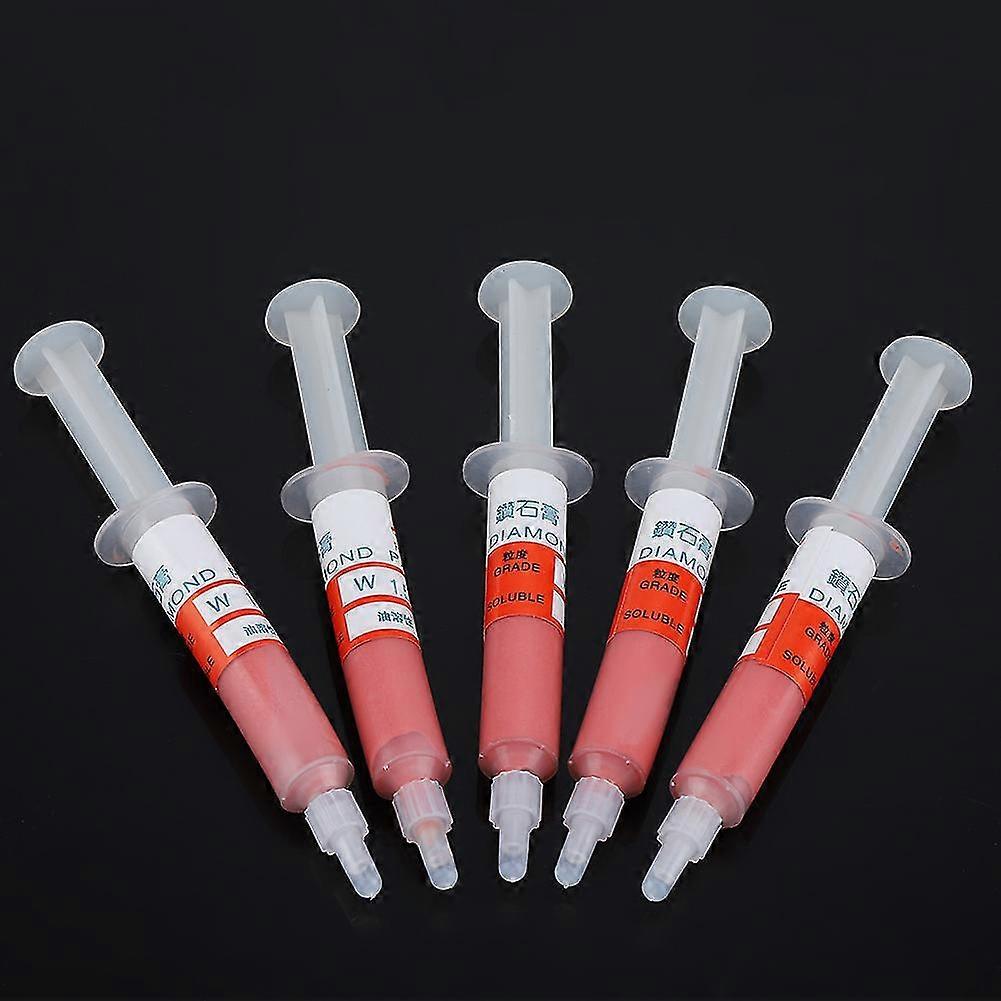 5pc/set Diamond Grinding Polishing Paste Lapping Compound Abrasive ...