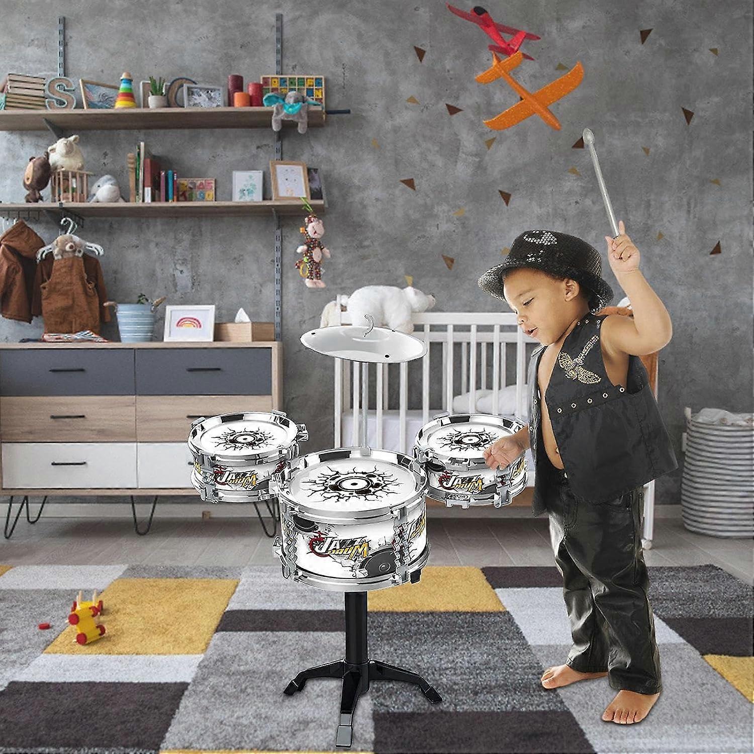 Child Drum Set, Children Drum Kit, Junior Drum Set To Drumming Skills ...