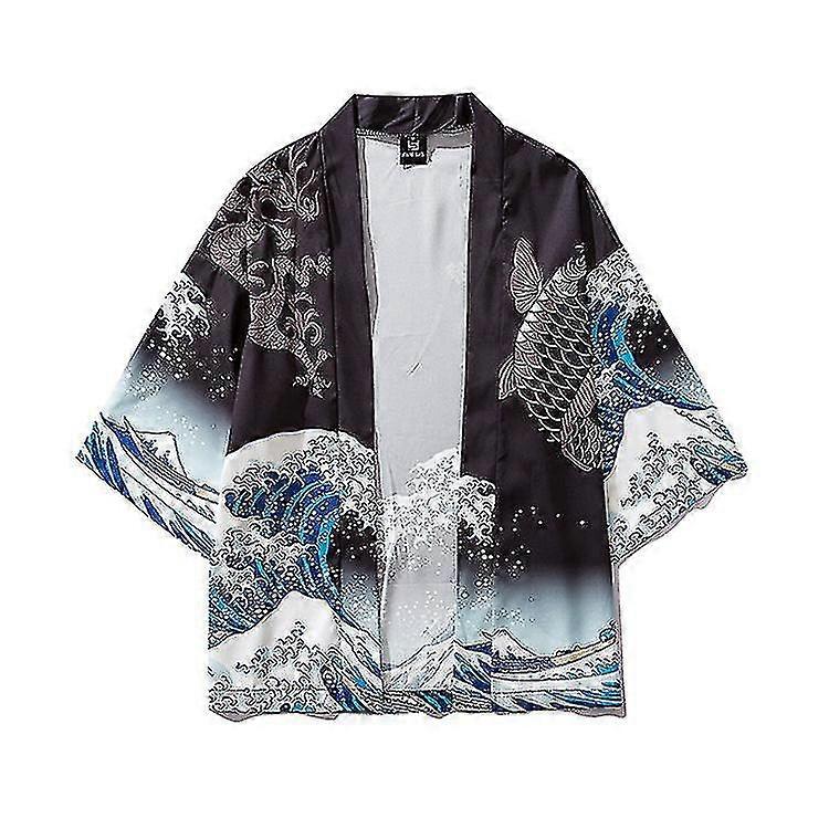Kimono Japanese Style Obi Men's Yukata Men's Feather Clothes Japanese ...