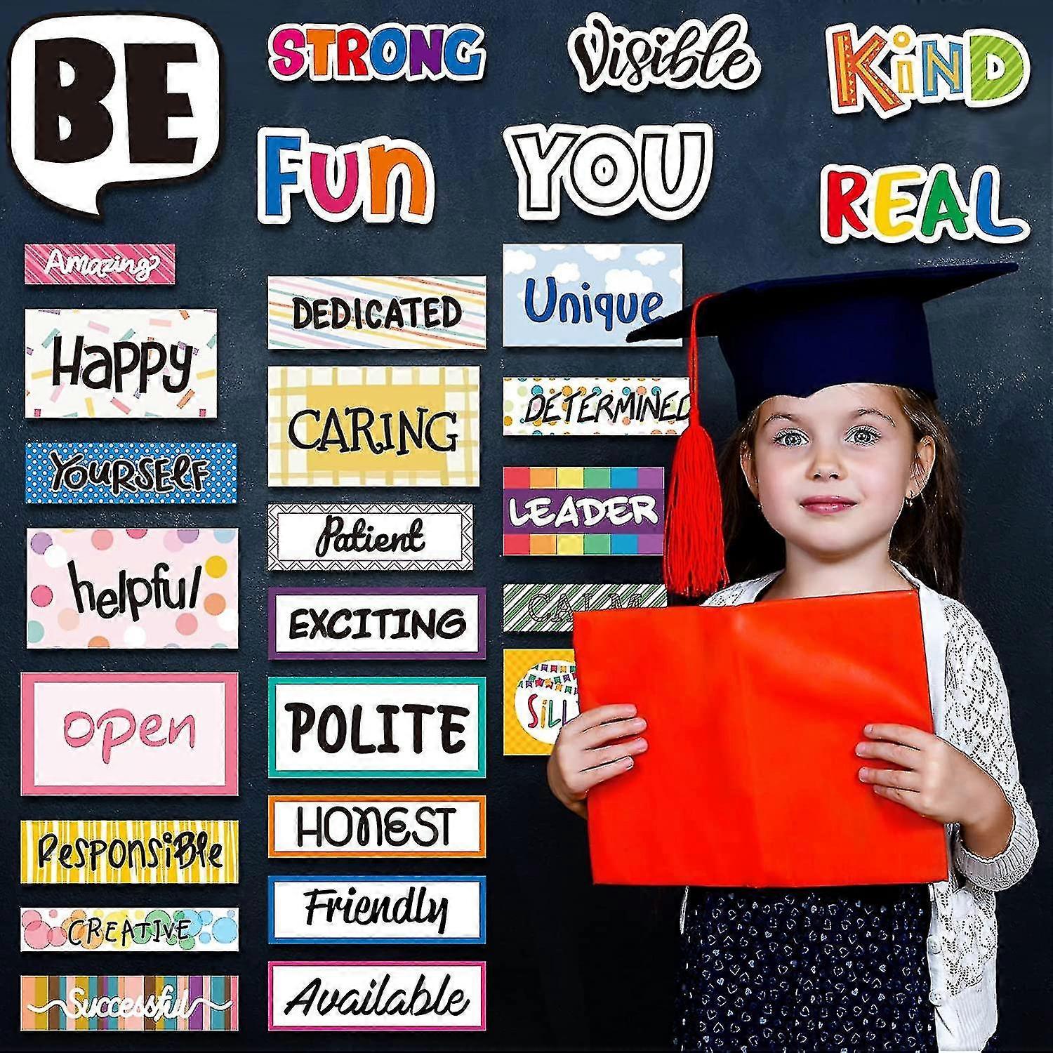 Motivational Classroom Cutouts Inspirational Quotes Classroom Bulletin ...