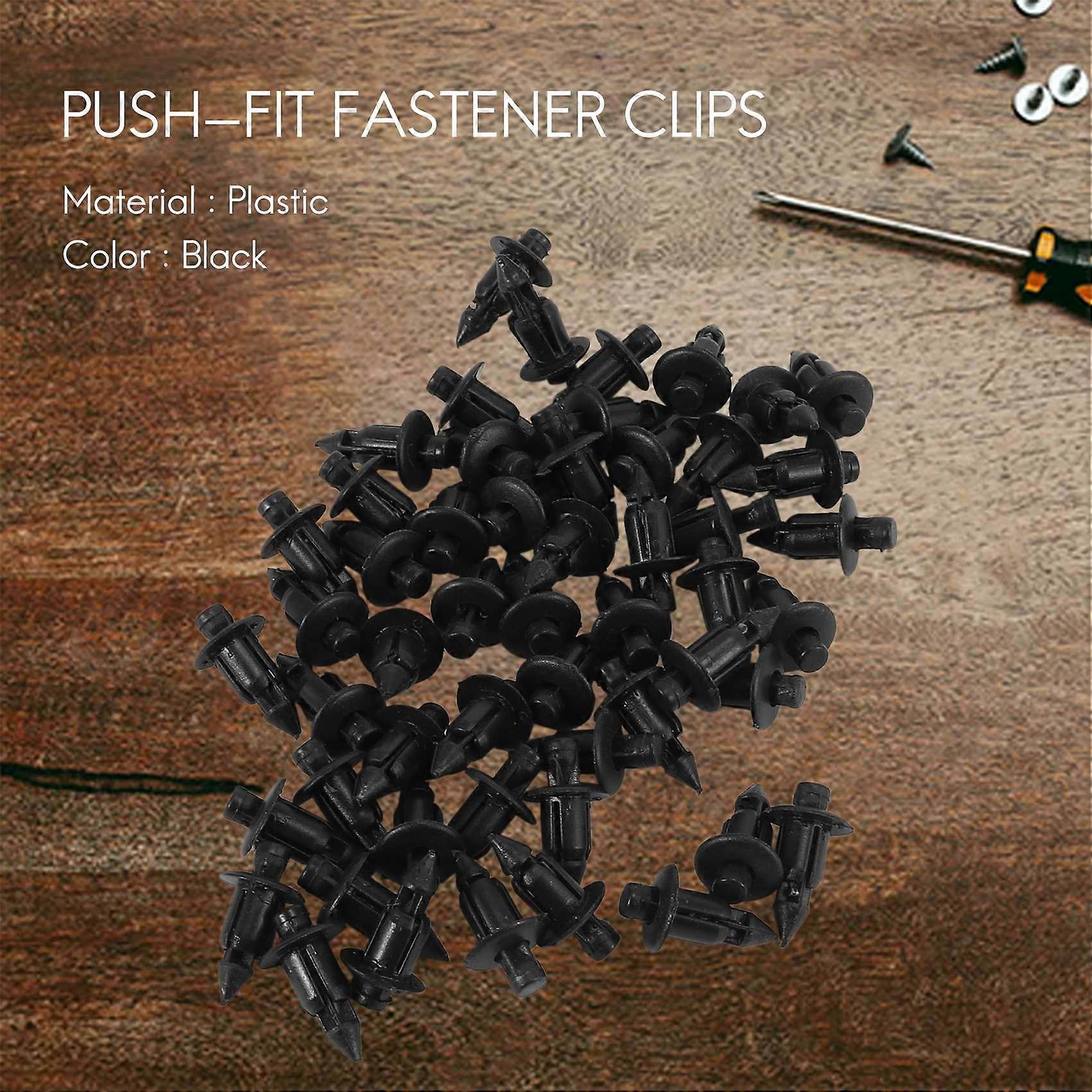 50x Plastic Rivet Bike Fairing Trim Panel Fastener Clips 6mm for Honda ...