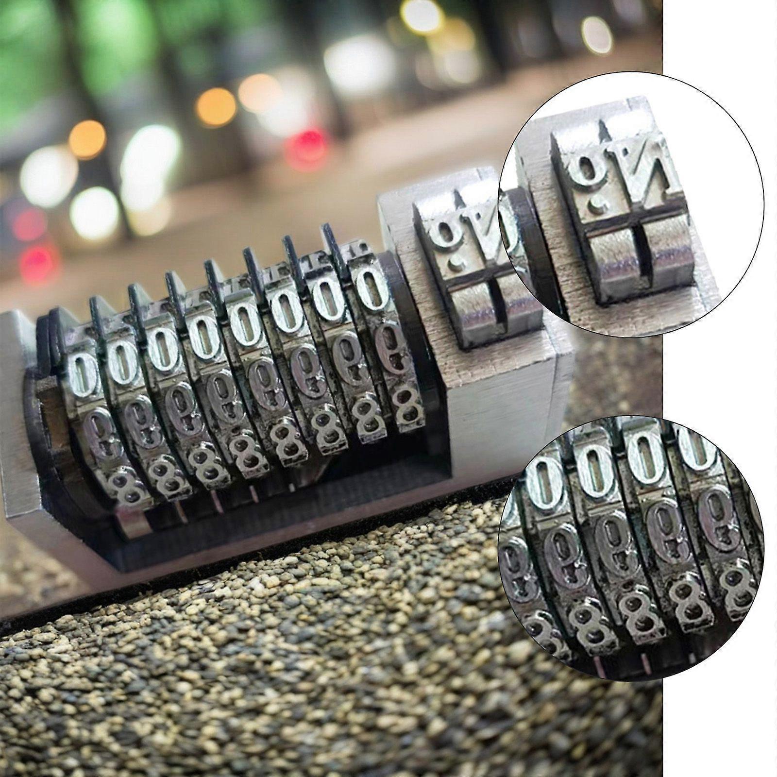 6 Digits Numbering Machine Forward for Letterpress Number Coding 4X8 ...