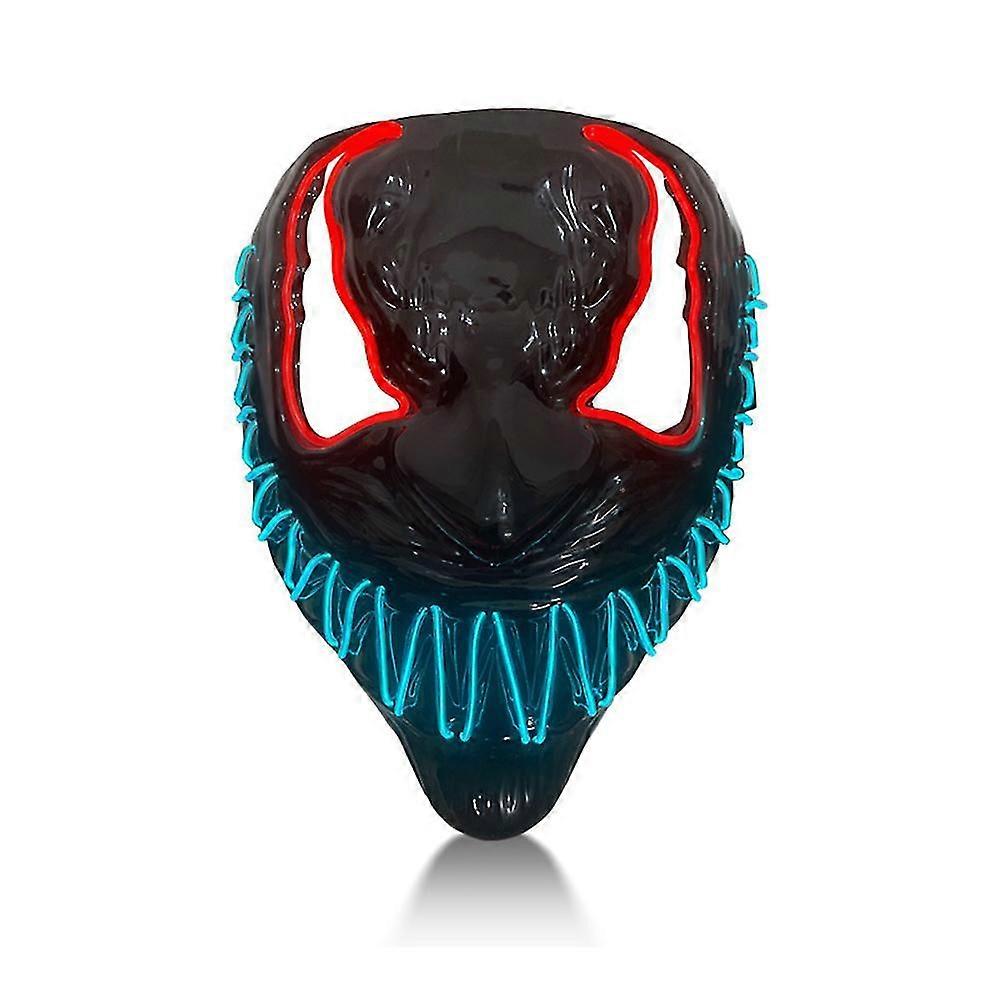 Venom Cosplay Led Light Up Mask Halloween Carnival Masquerade Party ...