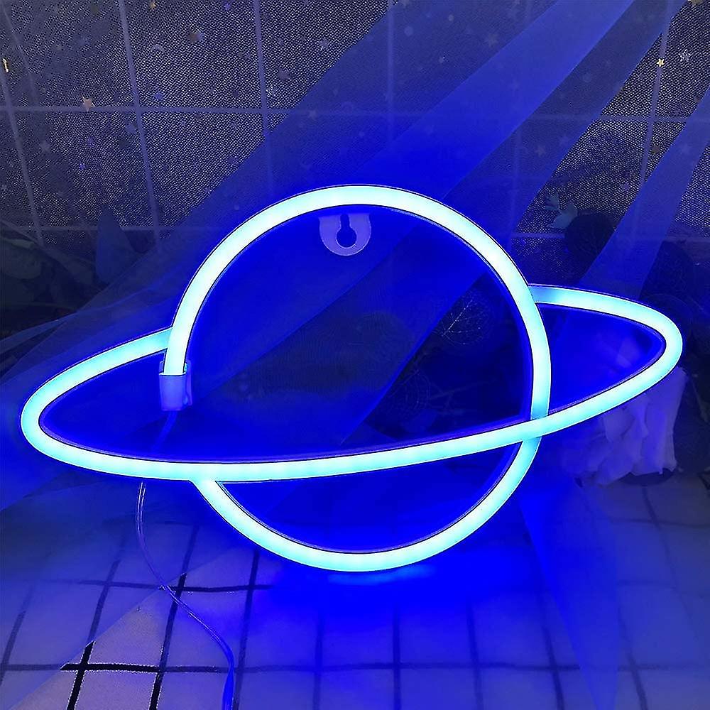 Neon Lights For Wall Decor, Usb Or Battery Powered Planet Neon Led ...