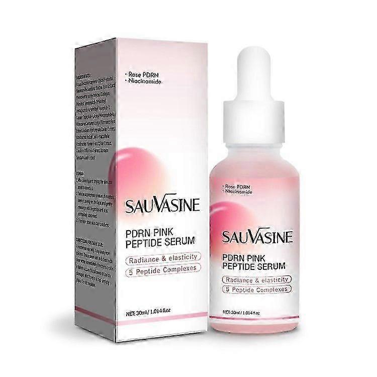 Pink Peptide Serum, Pink Glow Serum with Peptide & Niacinamide, Anti ...