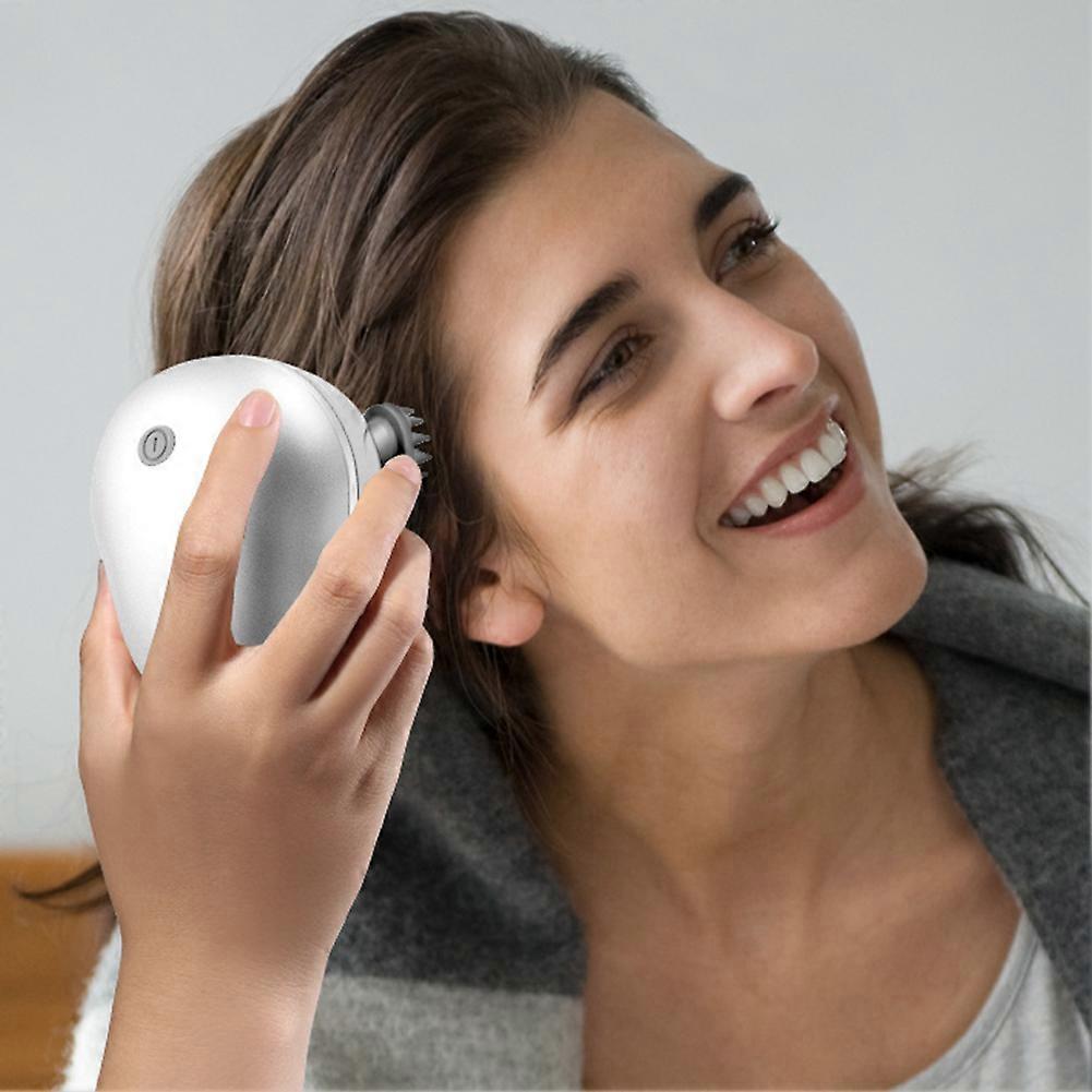 Electric Head Scalp Massager Battery Powered Head Massager Machine for ...