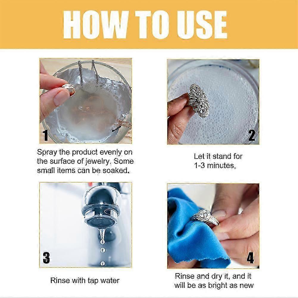 100ml Ultrasonic Solution Jewelry Cleaning Liquid Glasses Lens Watch ...