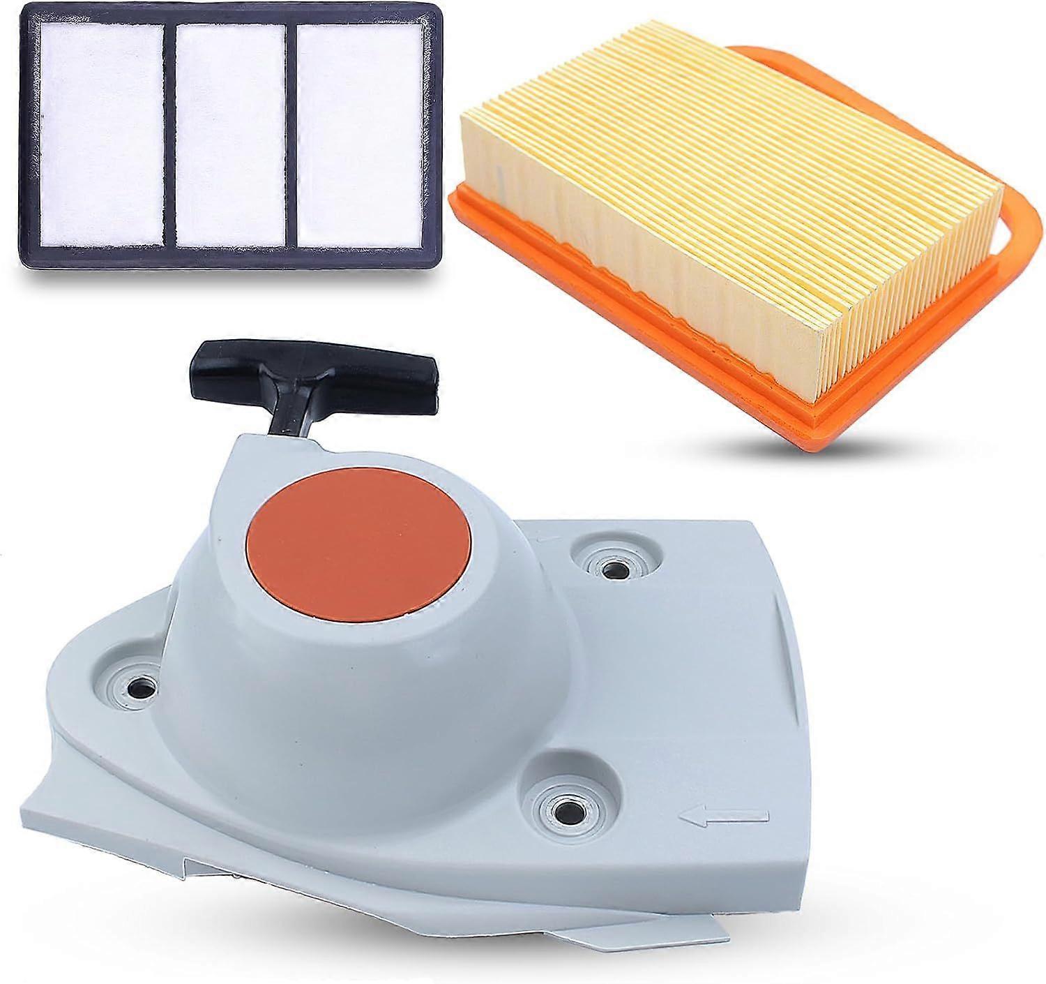 For Stihl TS410 TS420 TS480I TS500I Starter & Air Filter Set - OEM Code ...