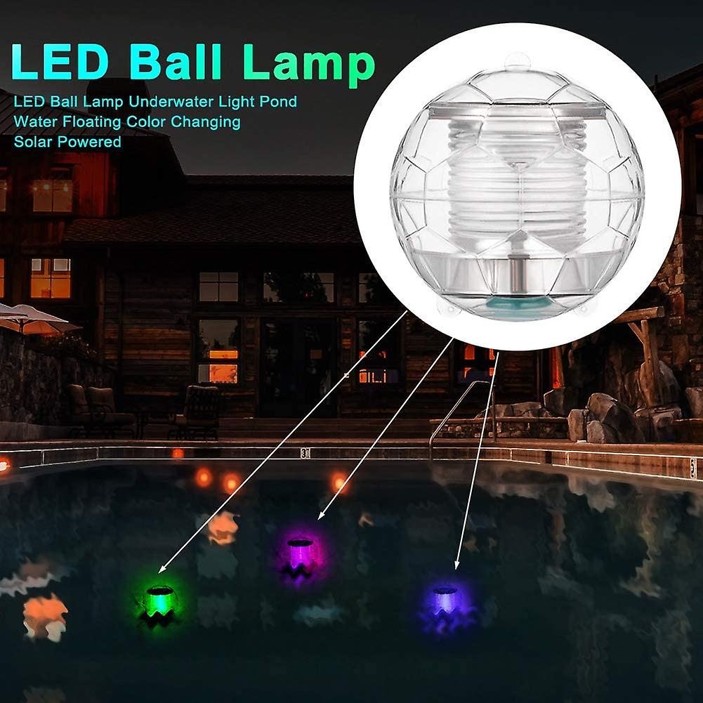 Waterproof Solar Floating Lights, Solar Powered Color Changing Water ...