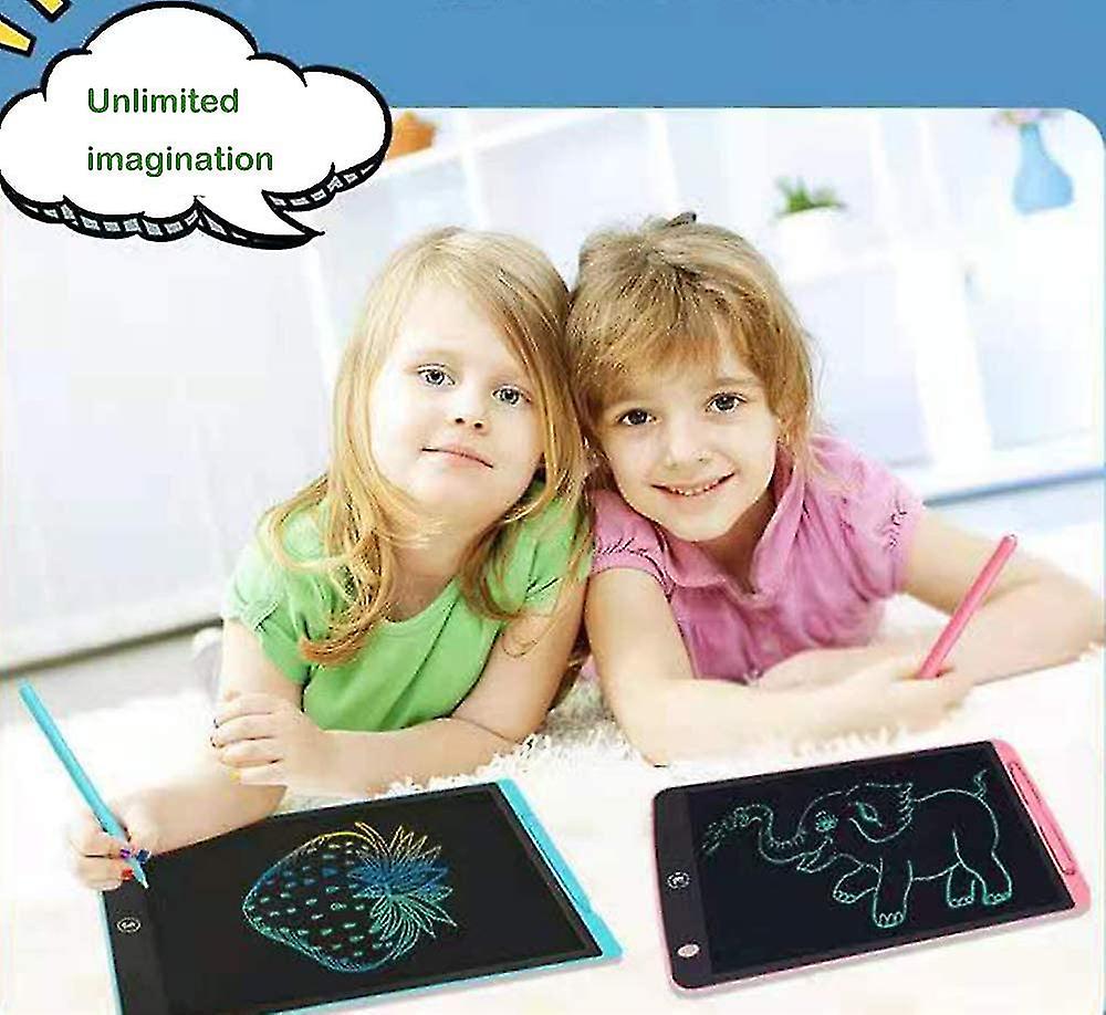 Lcd Writing Pad Kids Reusable Graffiti Pad 12 Inch Erasable Electronic ...