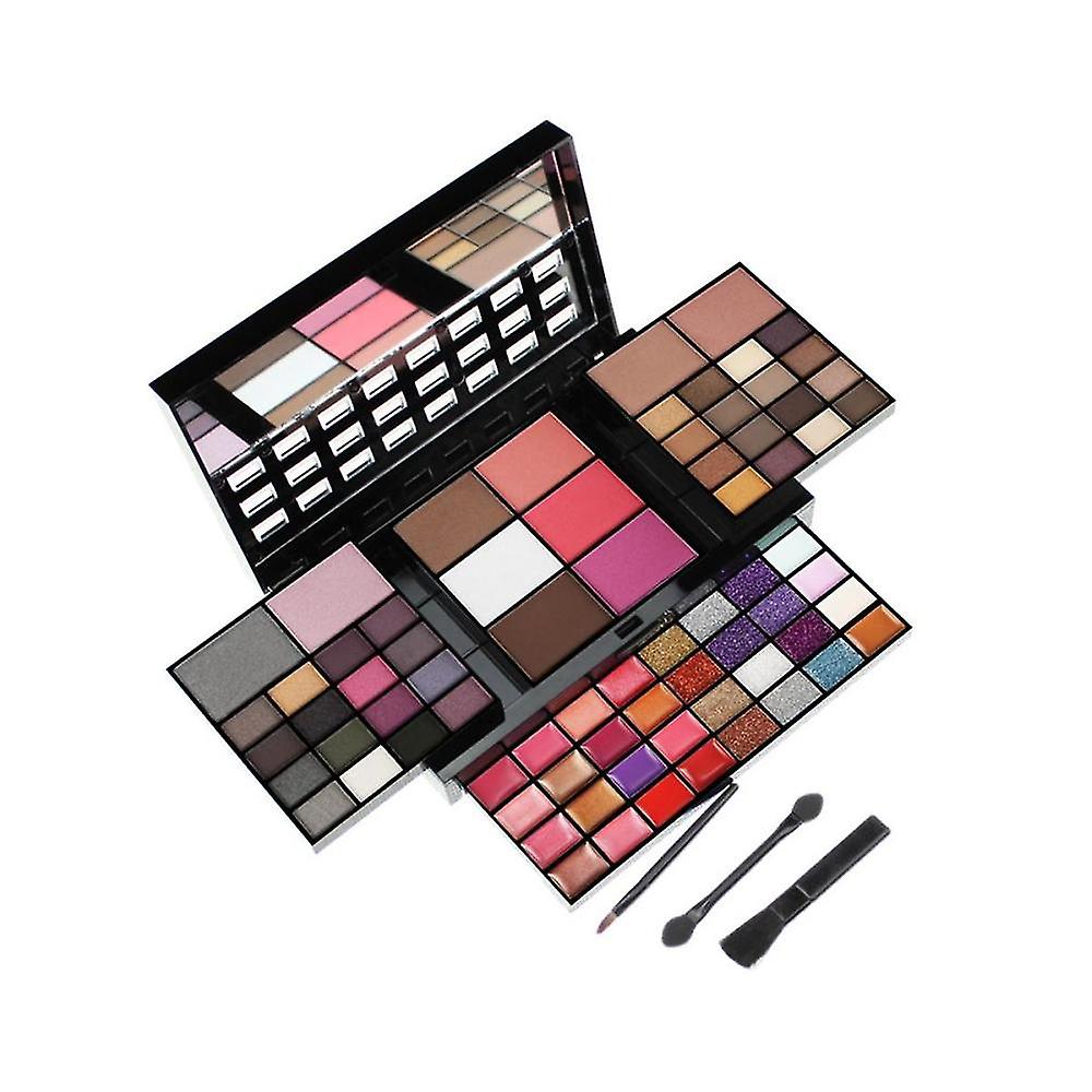 74-color Eye Shadow Lip Gloss Combination Makeup Set Eye Shadow Tray ...