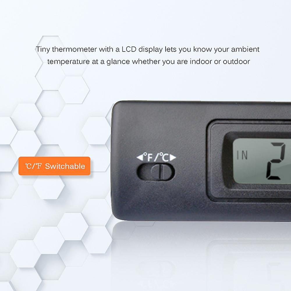 Mini Thermometer Electronic Digital Car Thermometer Indoor Outdoor ...