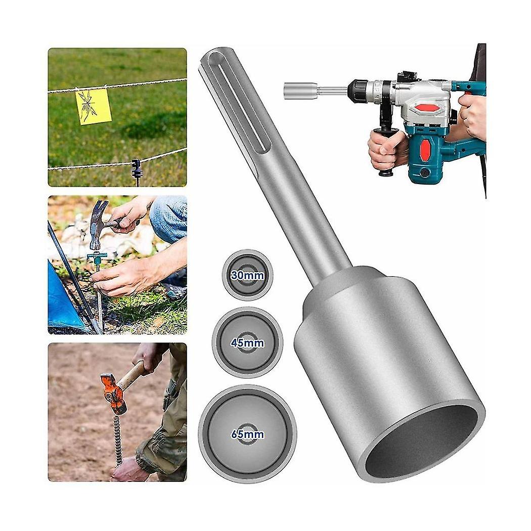 Ground Rod Driver 65mm Heavy Duty Steel Drill Bit Driver Wear Resistant ...