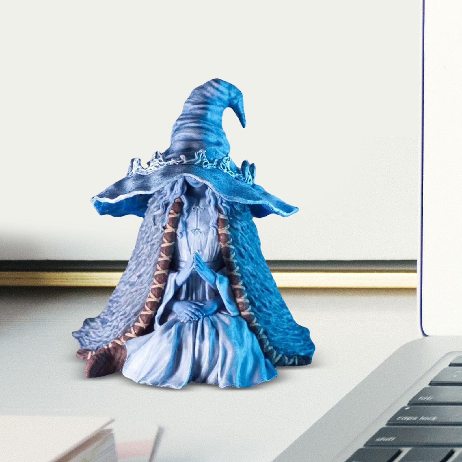 Ranni The Witch Statue Figurine Character Resin Crafts Blue Four Handed ...