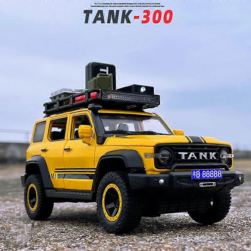 1:24 Off-Road Version Tank 300 Jeeps Car Alloy Car Model Diecast Metal ...