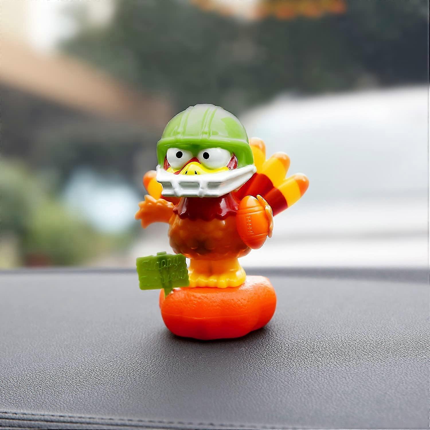 Solar Dancing Animal Car Dashboard Turkey Dancer Decorations Shaking ...