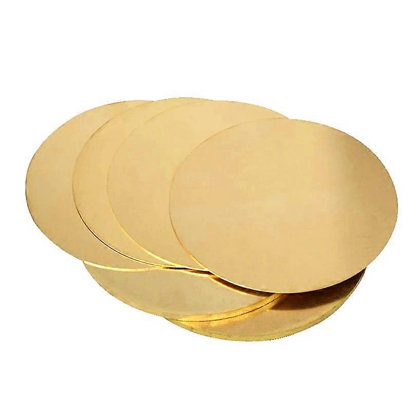 Brass Disc Round Plate Sheet Diameter 50mm 100mm 150mm 200mm Copper ...