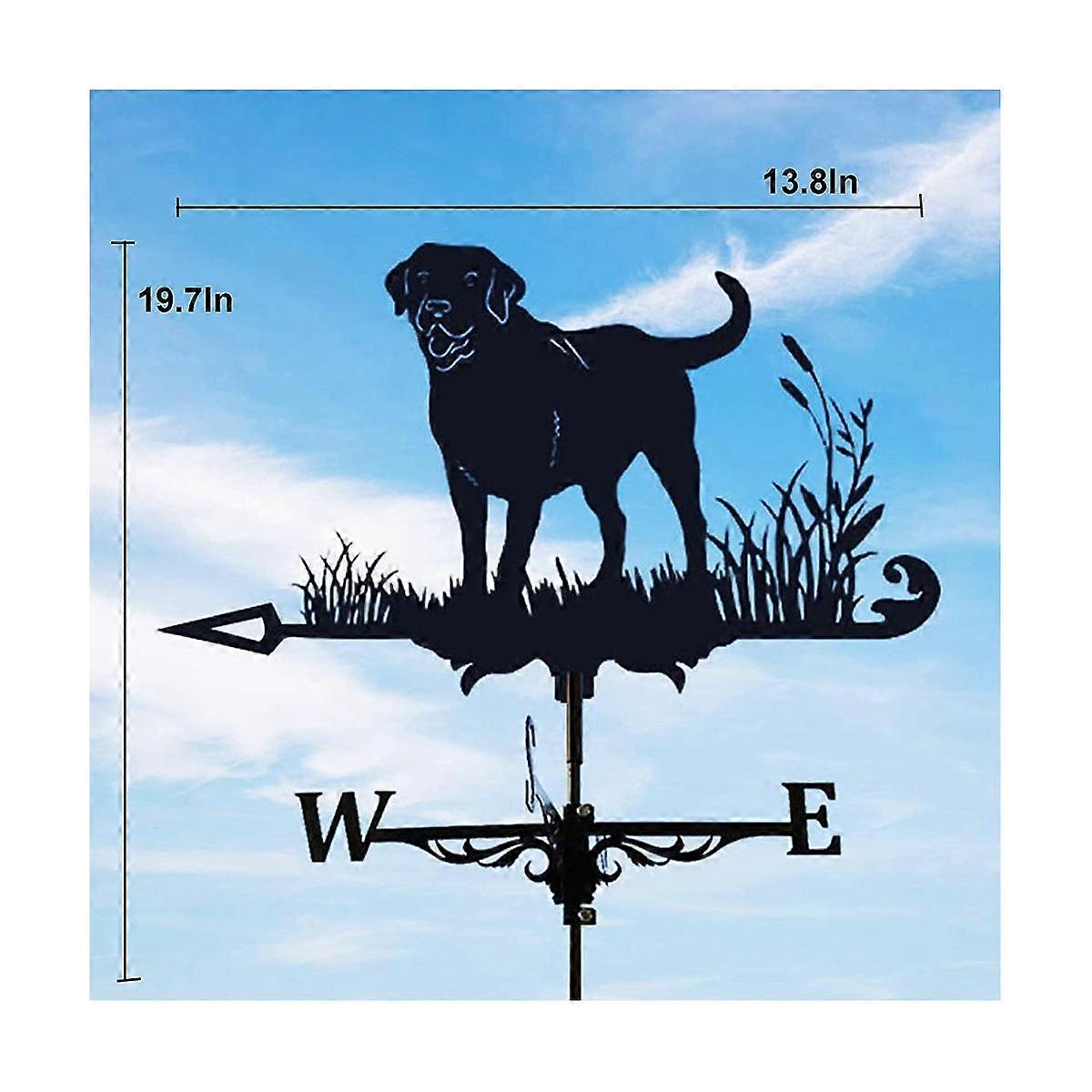 Dog Metal Weather Vane,Weathervane Silhouette,Garden Decorative Wind ...