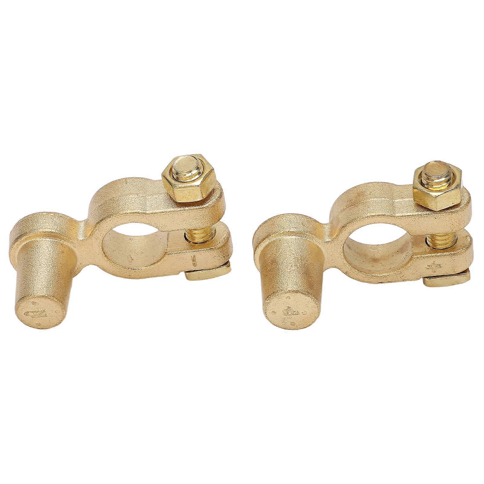 1 Pair SAE to JIS Car Battery Terminal Connector Positive Negative Top ...