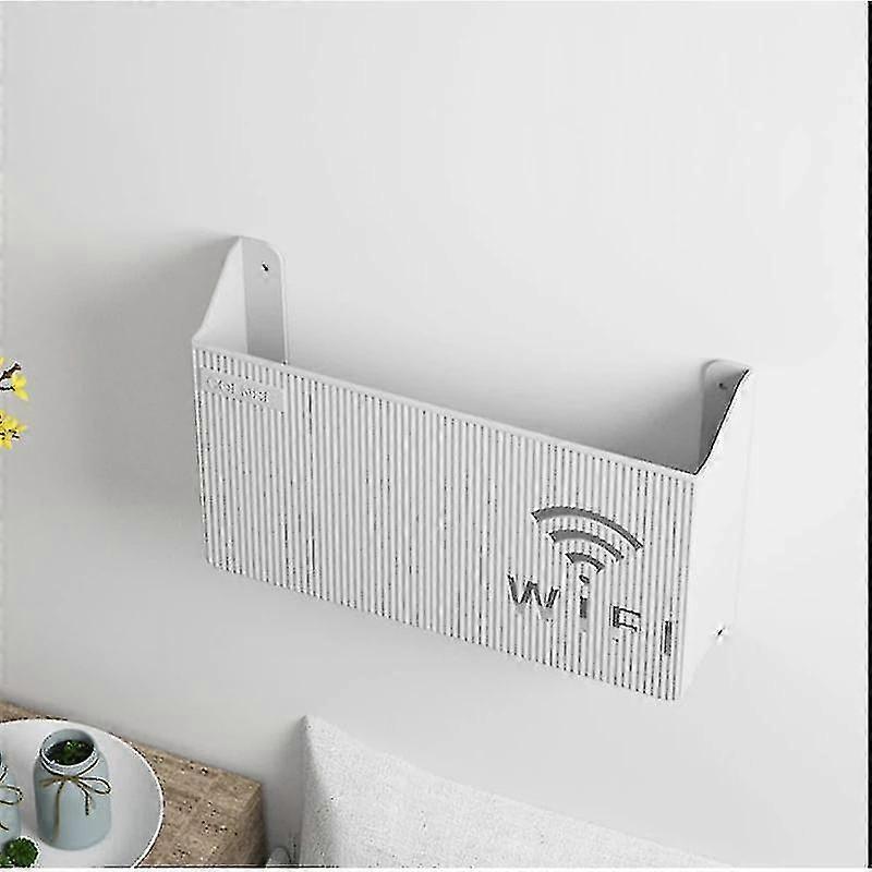 Wall-mounted Router Storage Box Wireless Wifi Rack Bracket Plastic ...