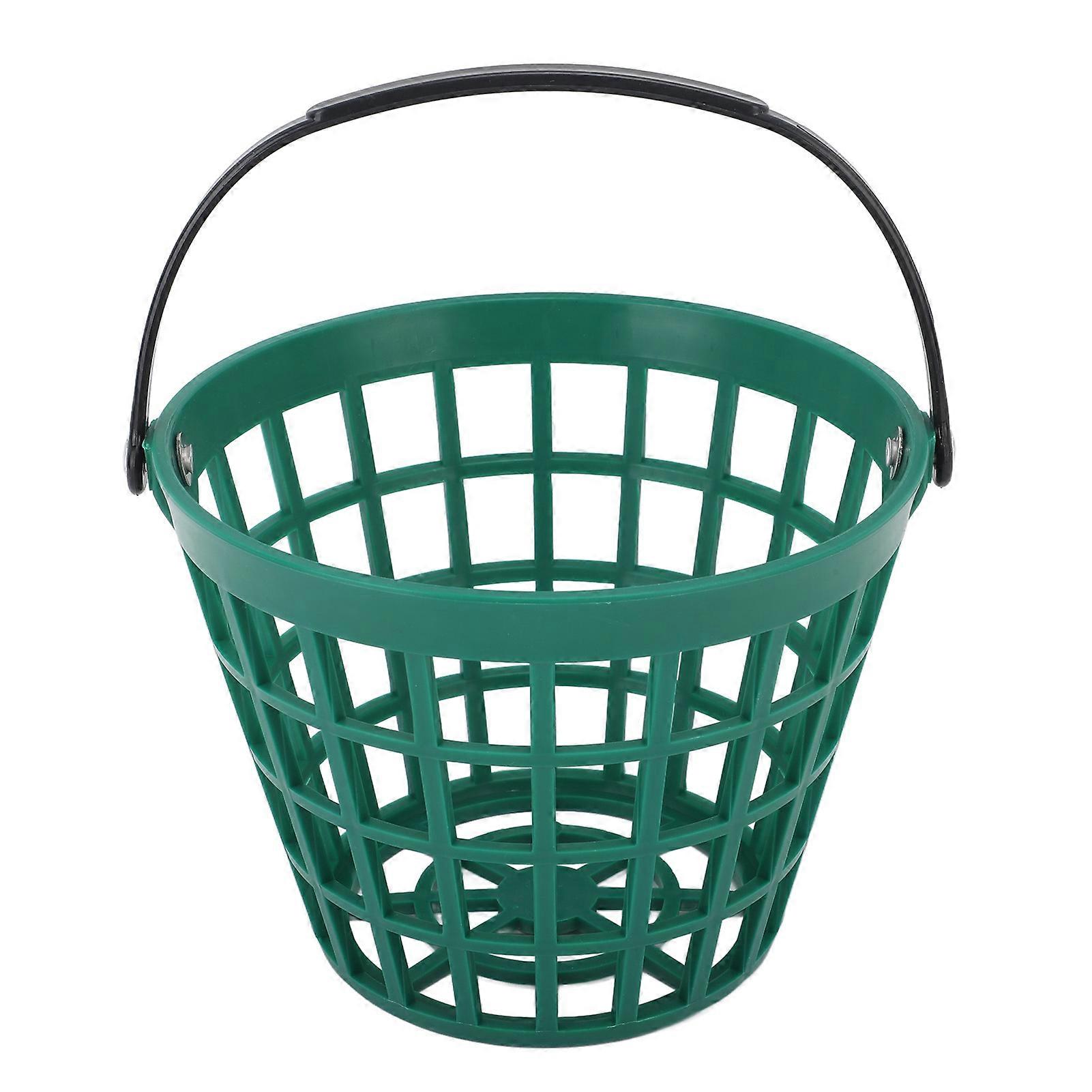 Golf Ball Basket Golfball Container With Handle Nylon Plastic Golf Ball ...