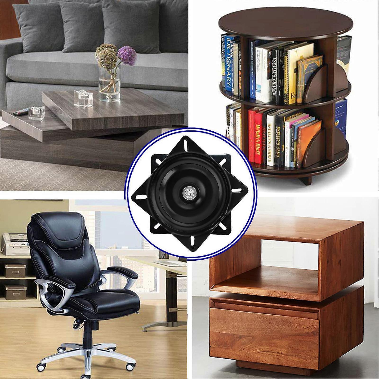 6in Seat Swivel Base 360 Rotation Stainless Steel EDC Coating Bar Stool ...