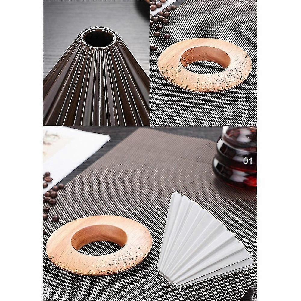 Coffee Filter Ceramic Pour over Coffee Dripper Set for V60 Dripper ...