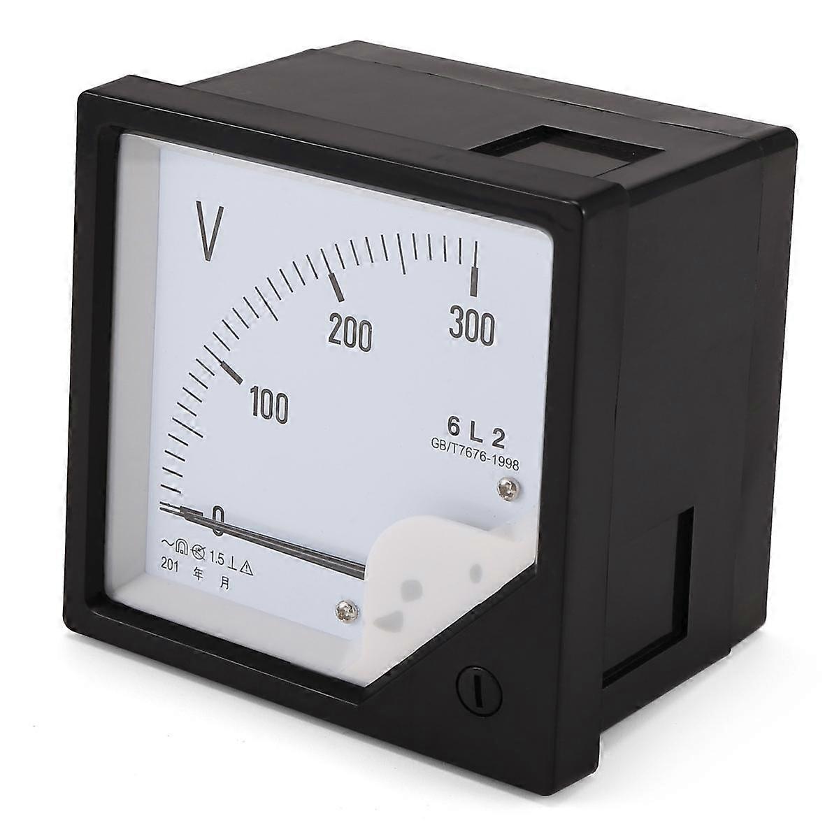 6L2 Voltmeter AC 300V Pointer Type Voltage Meter Mechanical Header ...