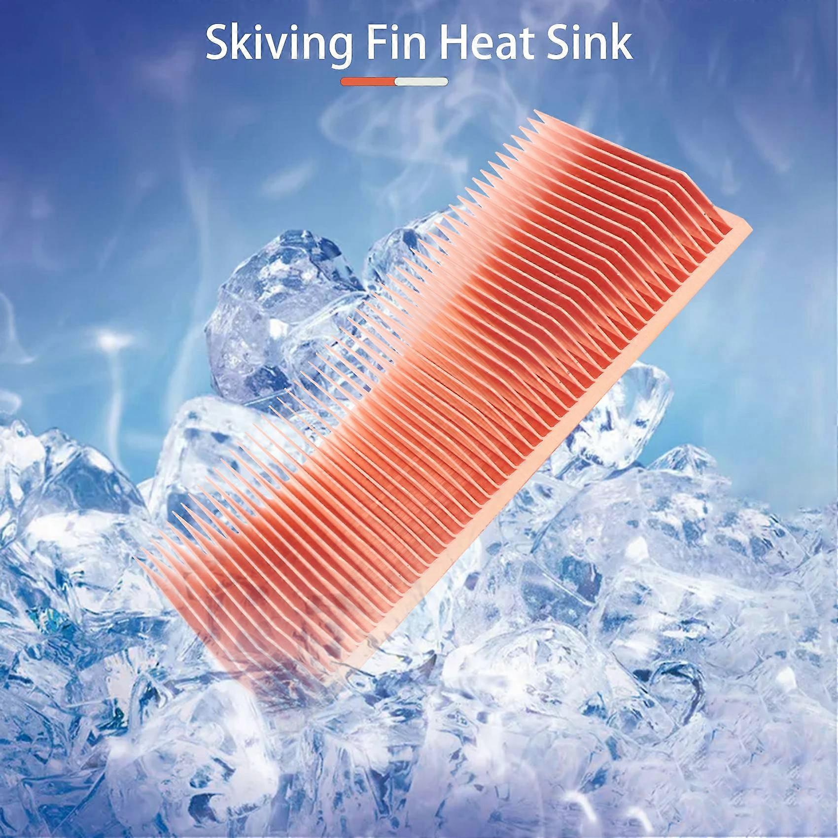 Pure Copper Heatsink 100X50X15mm Skiving Fin Heat Sink Radiator for ...