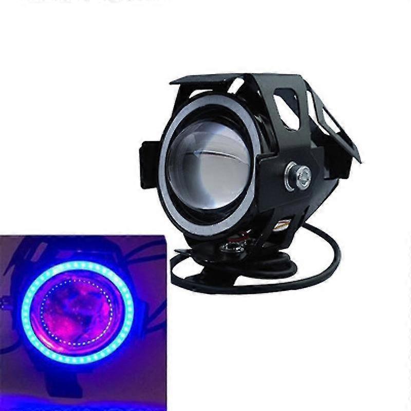 125w Motorcycle Headlight U7 Led Moto Driving Car Fog Spot Head Light ...