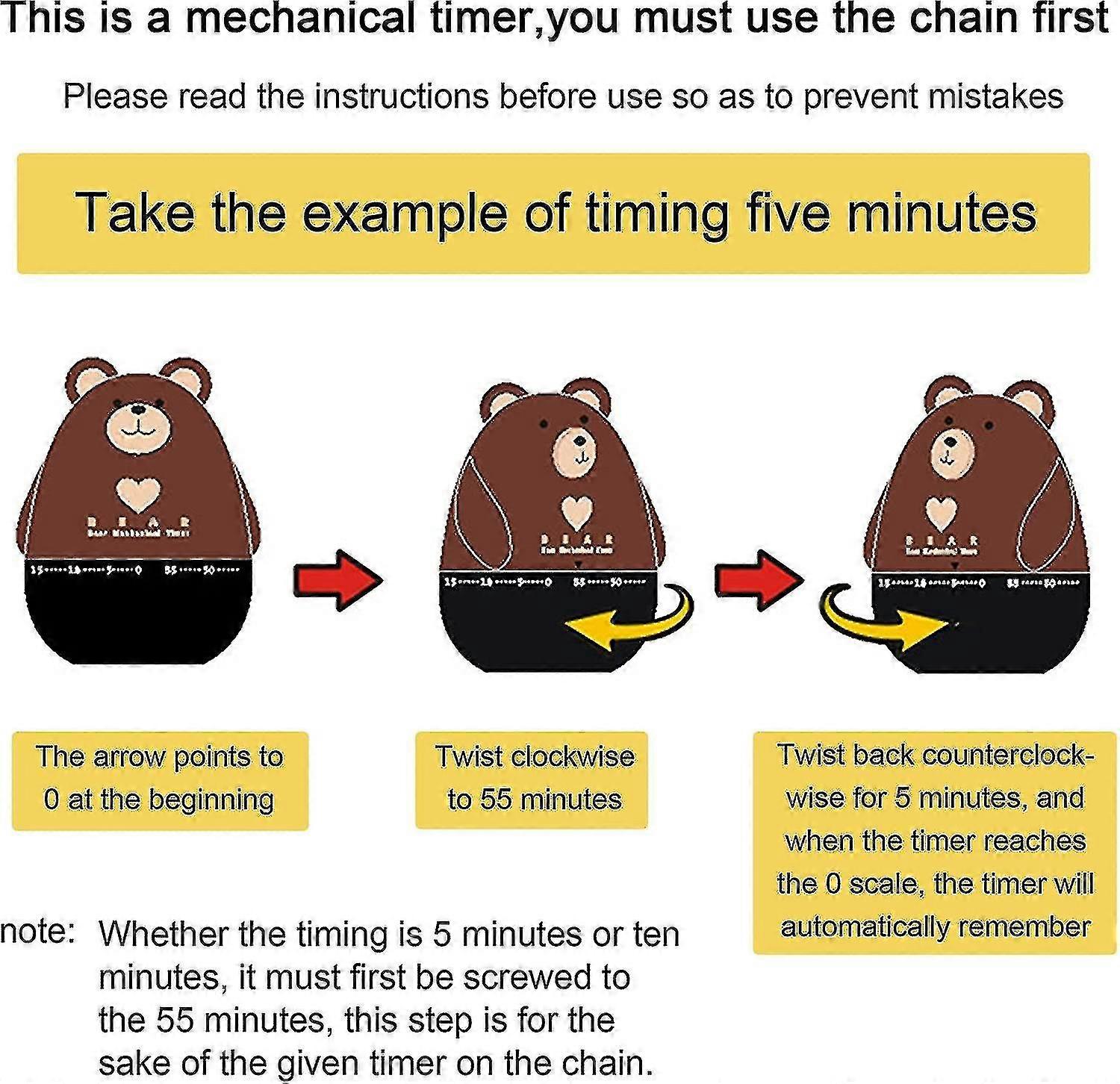 Kitchen Timer Kids Timer Cute Kitchen Timer Countdown Clock Time Out ...