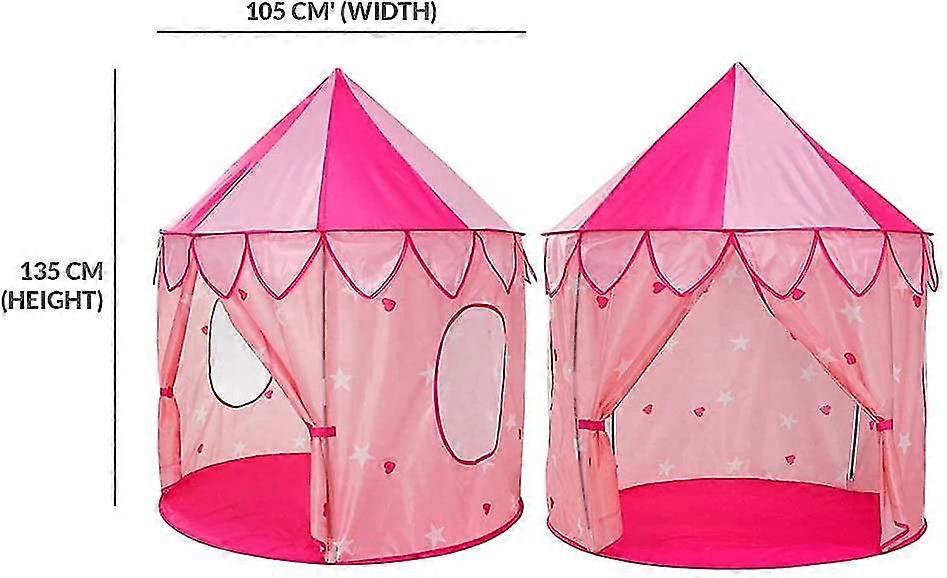 Yaju Princess Castle Play Tent For Kids. With Multi-coloured Star ...