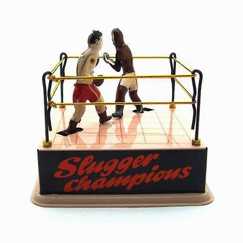 4.92 X 4.92 X 4.33" Abs Plush Boxing Ring Wrestling Boxers Clockwork ...